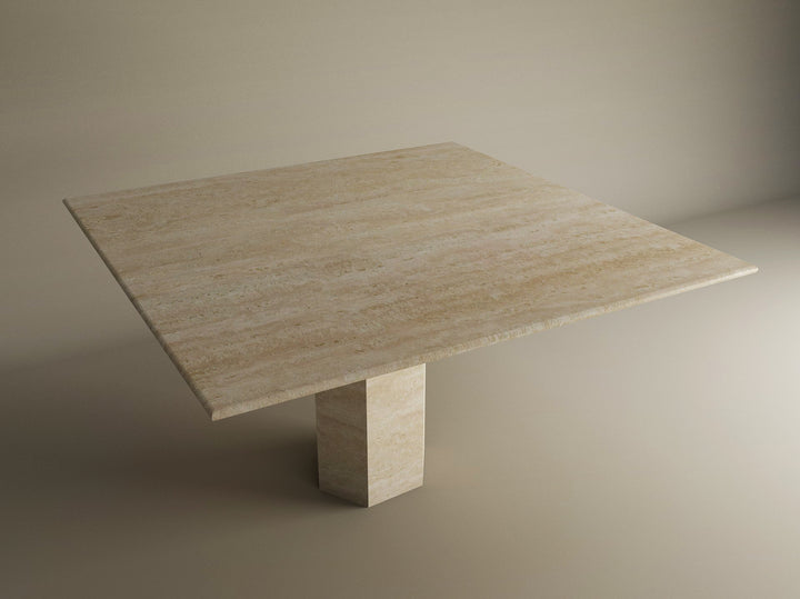 Travertine Dining Tables | Solid Stone, Clean Lines – Travertable